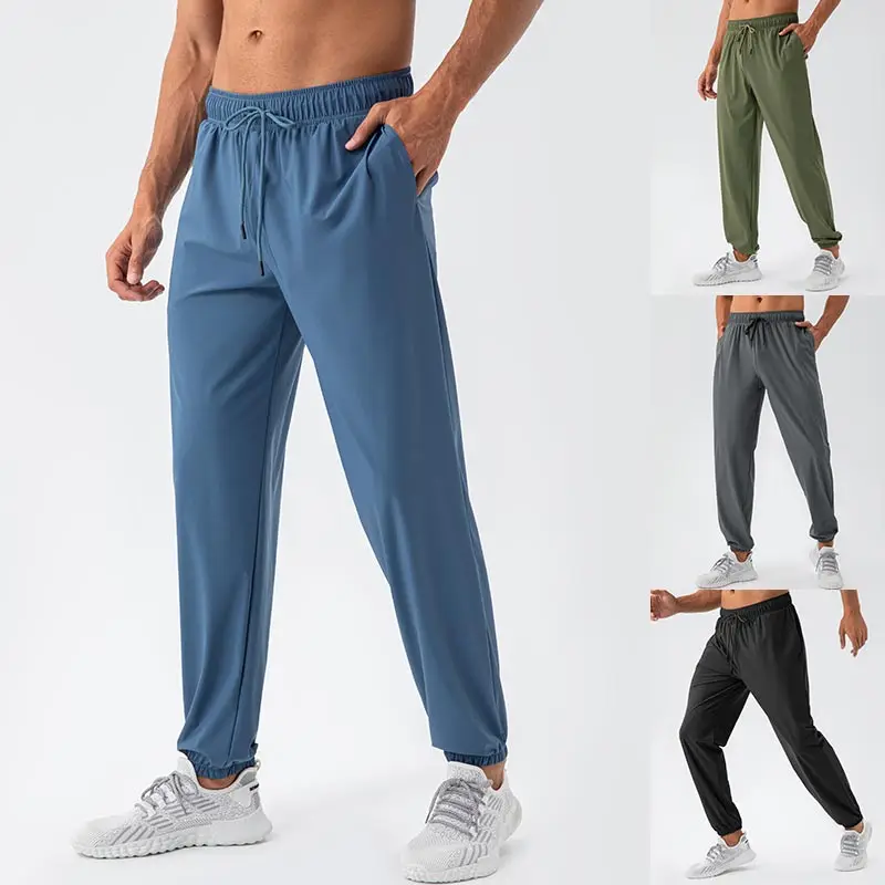 Summer Men's Running Sport Pants Quick Drying Workout Pants Outdoor ...