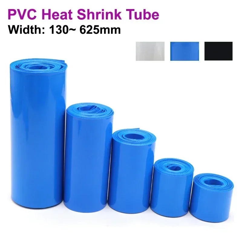 2/5M Battery Wrap 18650 PVC Heat Shrink Tube Pack Width 130mm ~ 625mm ...