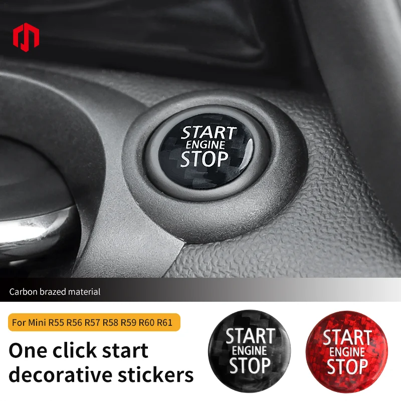 Car Starter Button Sticker For Mini Cooper S JCW R56 R55 R57 R60 R61 ...