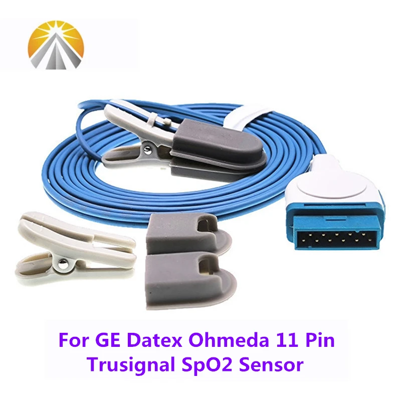 TS-SA4-GE Reusable GE Datex Ohmeda Spo2 Sensor 11 Pin S/5 Carescape ...