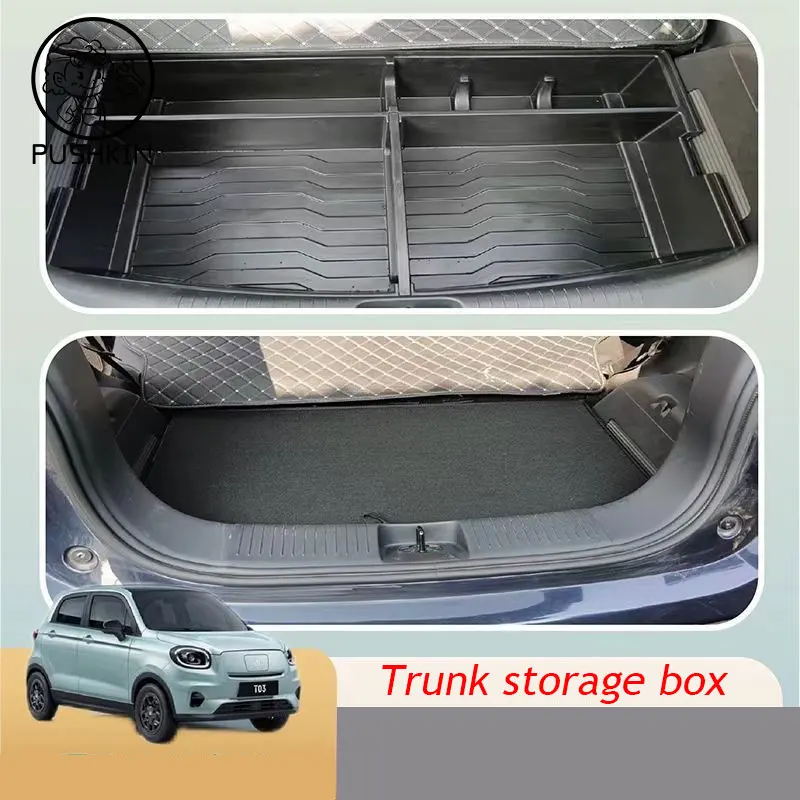 For Leapmotor T03 2024 2025 Car Rear Storage Box High Quality ...