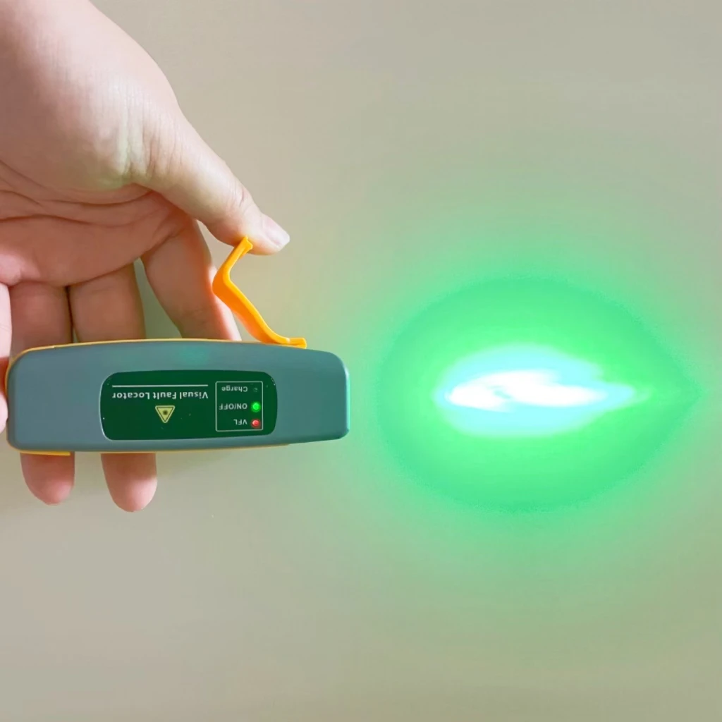 Newly-FTTH-Fiber-Optic-Mini-Rechargeable-Green-Laser-Pen-Visual-Fault ...