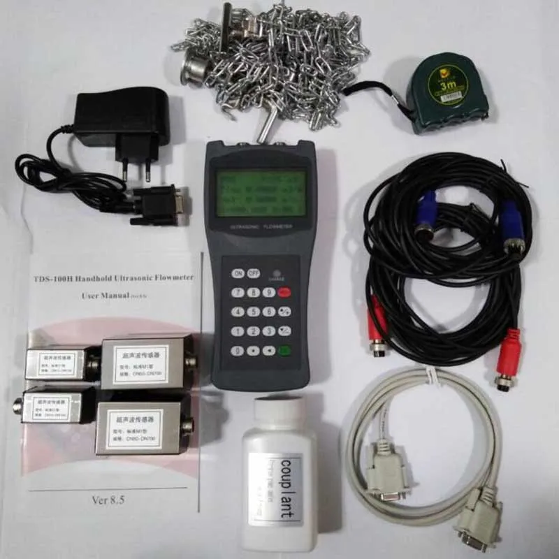 Medidor-de-flujo-ultras-nico-port-til-TDS-100H-M1-S1-con-Sensor-de ...