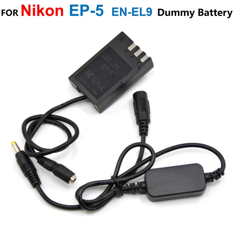 EP-5-DC-Coupler-EN-EL9-ENEL9-Dummy-Battery-12V-24V-Step-Down-Charger ...