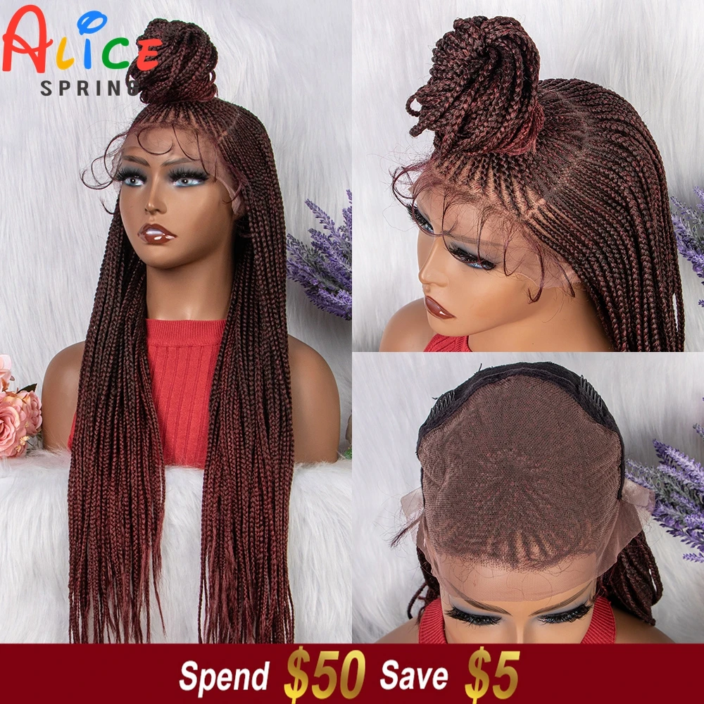 Box Braids With Color In The Front