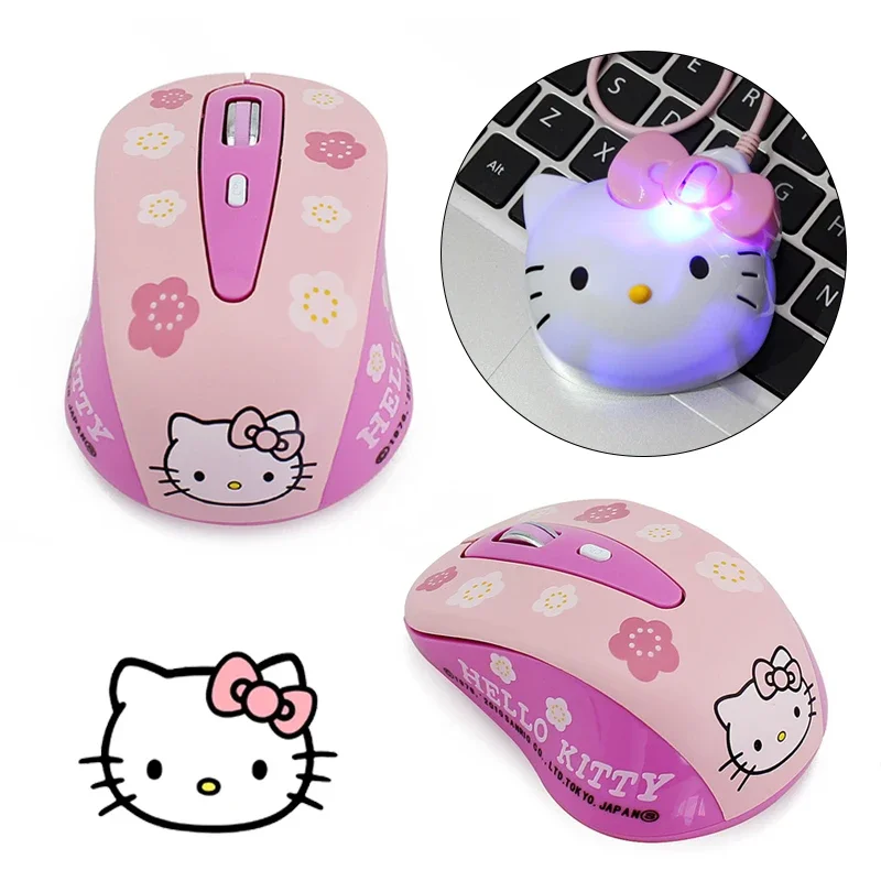Sanrio-Hello-Kitty-Mouse-Bluetooth-Wireless-Mouse-ergonomico-silenzioso ...