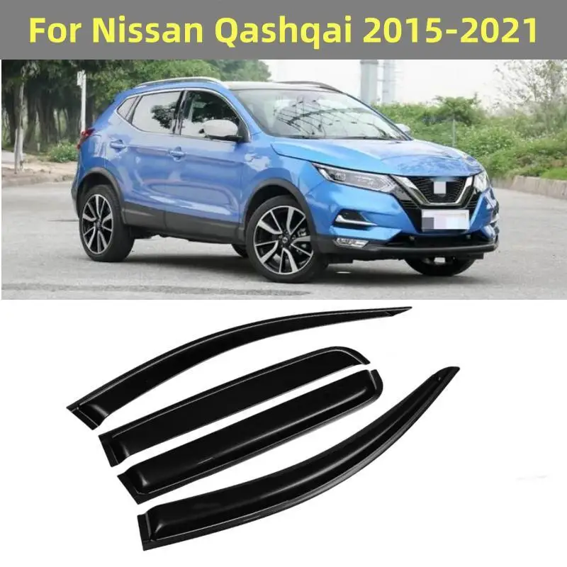 For Nissan Qashqai 2016 2017 2018 2019 2020 2021 Window Visor Sun Rain ...