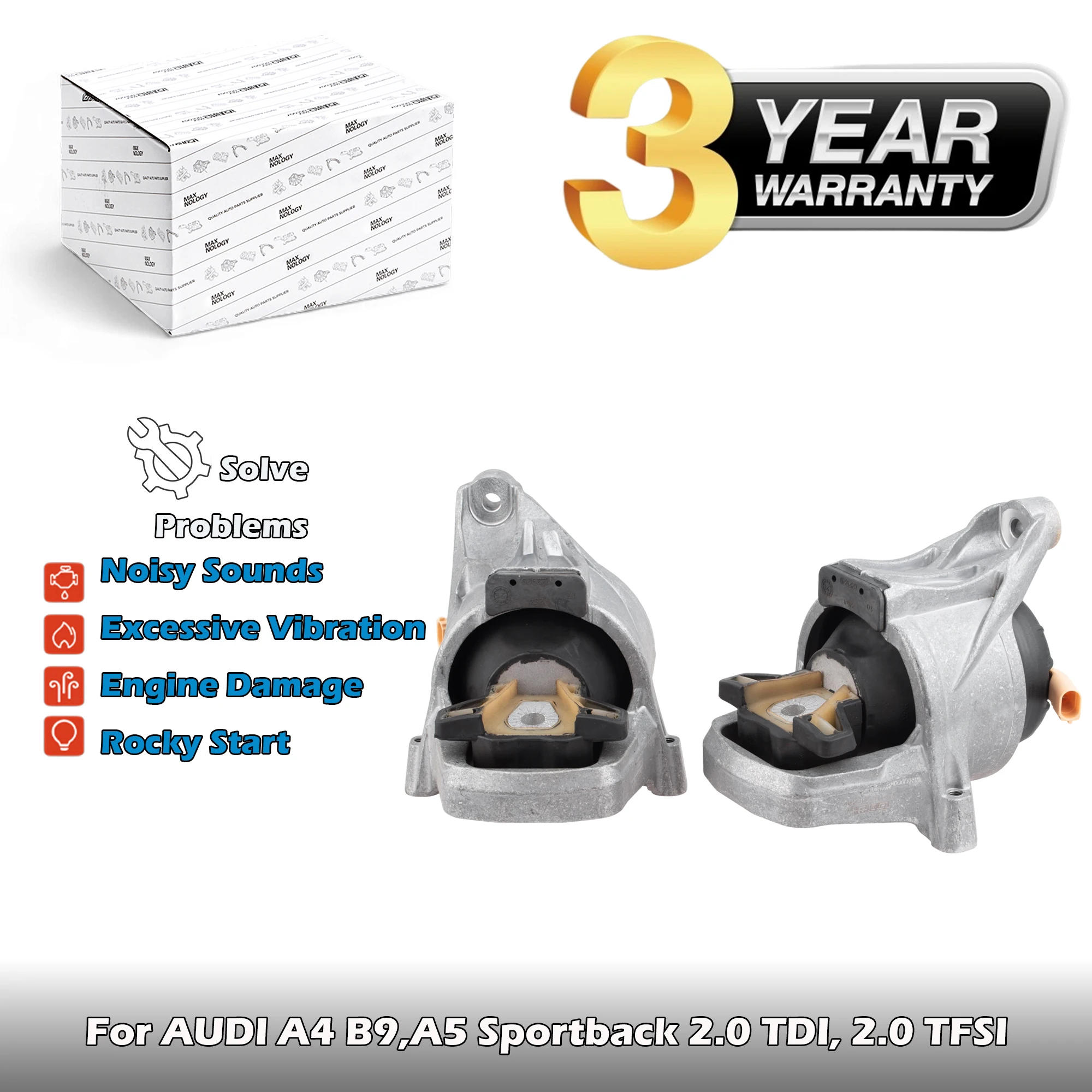 8W0199371AT,8W0199372CD,8W0199371CP,8W0199372CP Engine Mounts For AUDI ...