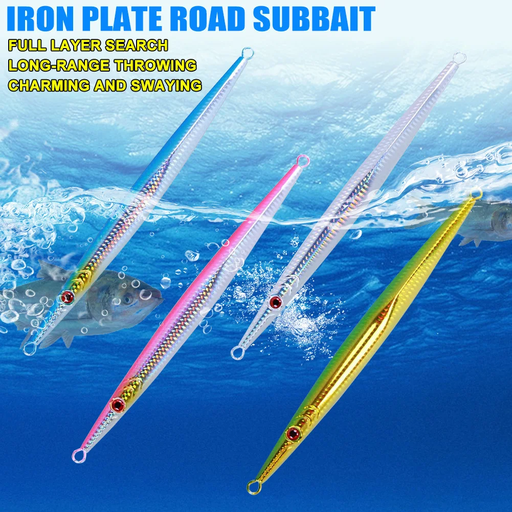 1PCS-Fishing-Needle-Jig-Long-Metal-Rattle-Lure-60g-80g-100g-120g-UV ...