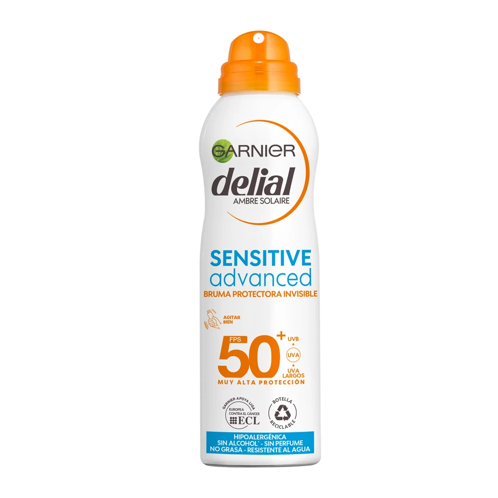 Garnier Delial Sensitive Advanced Bruma Seca Protector Solar para ...
