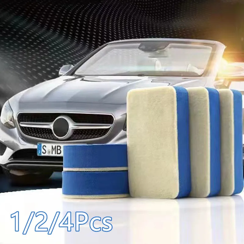 Car Polishing Pad Applicator Sponge Car Oil Film Remover Applicator ...
