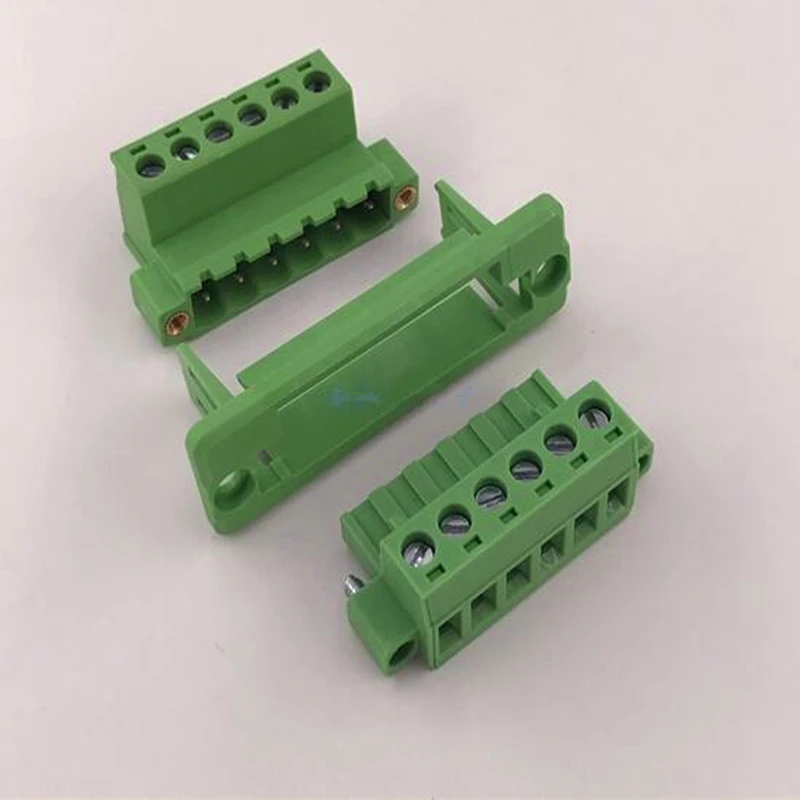 2sets 2edg Pitch 5.08mm 2p/3p/4p/5p/6p/8p/9p/10p/12p/16p/18p/22p Kf2edg Pluggable Terminal Block ...