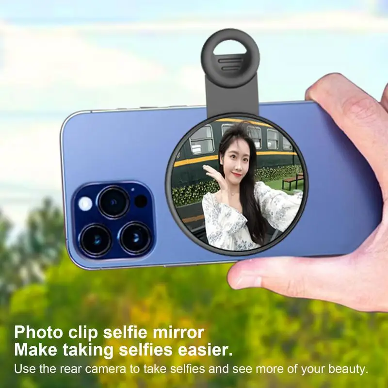 Phone-Vlog-Selfie-Monitor-Screen-Phone-Camera-Mirror-Reflection ...