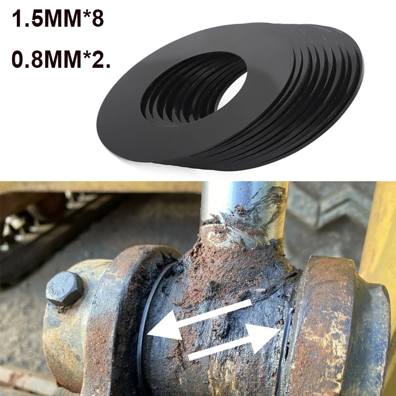 10PCS-Bucket-Pin-Shim-Kit-45mm-40mm-35mm-for-Excavator-Skid-Steer-for ...