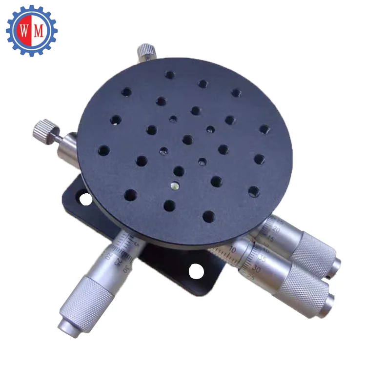 Sd3-00 Manual Pitch And Yaw Translation Stage Table Multi-axis Rotation ...