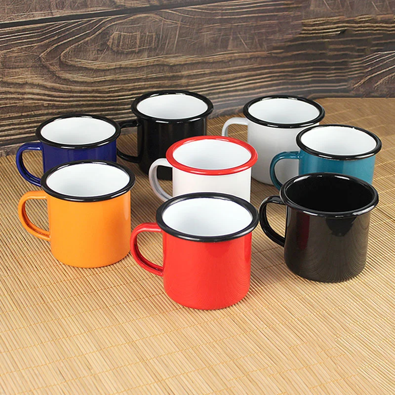 Thickened-old-fashioned-enamel-cups-Home-teapots-retro-color-coffee ...