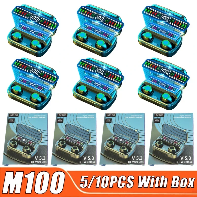 M100-Bluetooth-Earphones-Wireless-Headset-Smart-Headphones-Mini-Earbuds ...