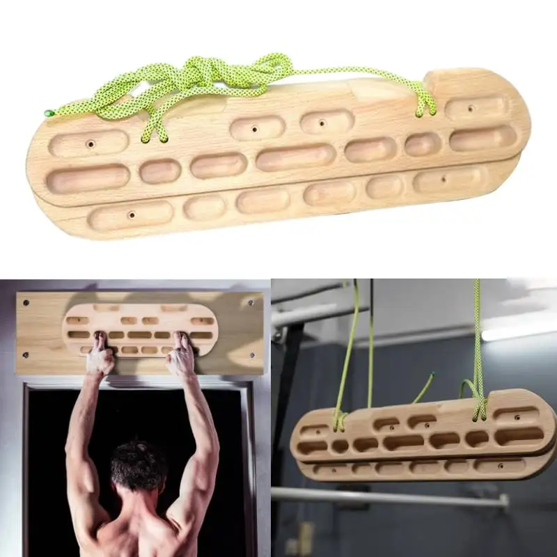 Climbing-Hangboard-Finger-Strengthener-Pull-up-Fingerboard-Portable ...