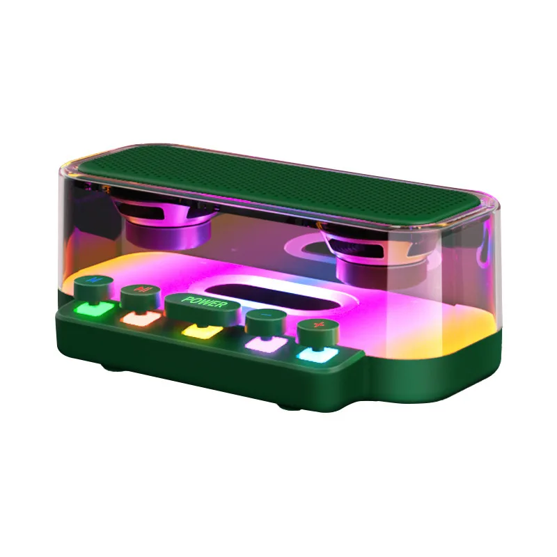 Portable-Transparent-Luminous-Colorful-RGB-Dazzling-Desktop-Card-Audio ...