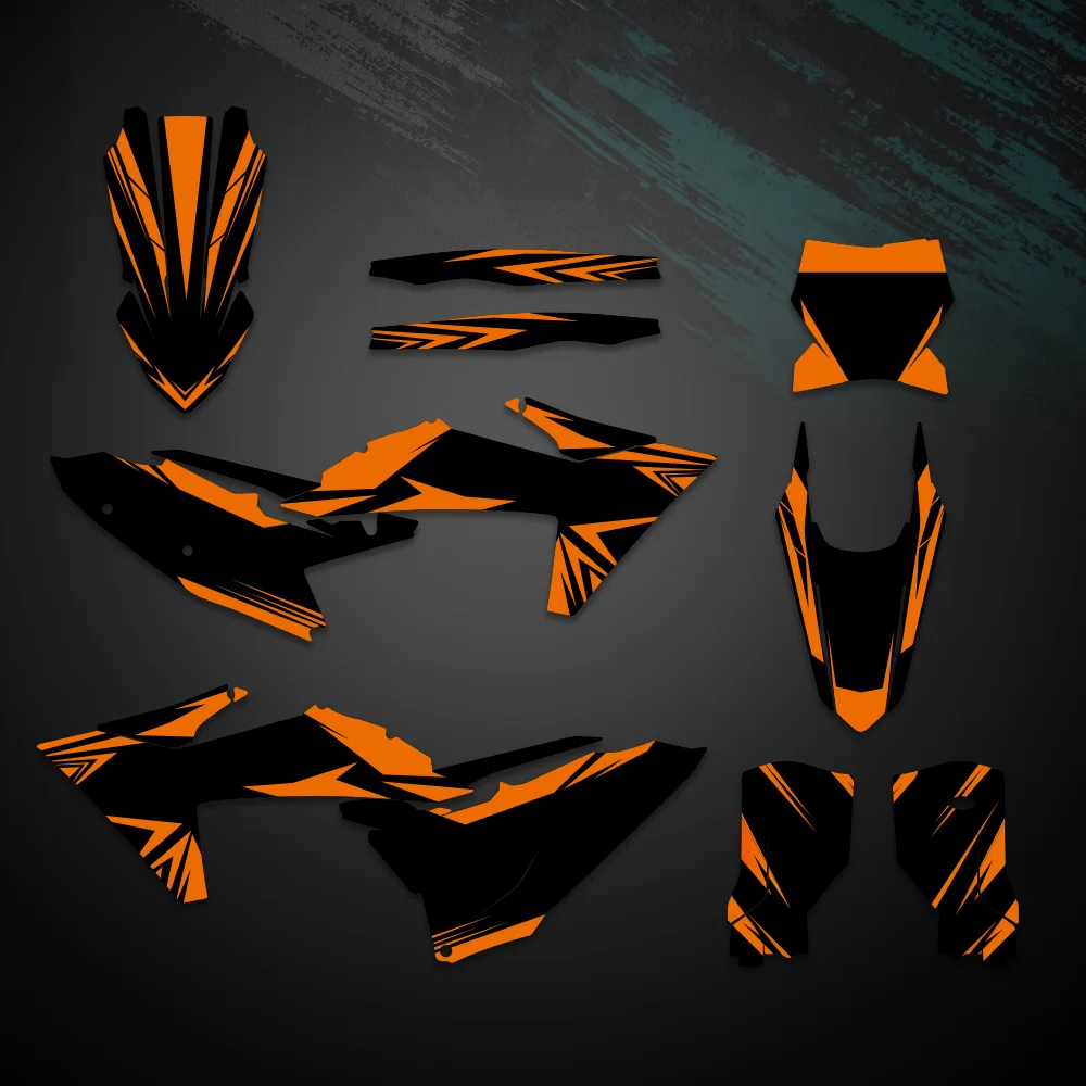 Custom-Team-Graphics-Decals-Stickers-Kit-For-KTM-23-25-SXF-24-26-EXC ...