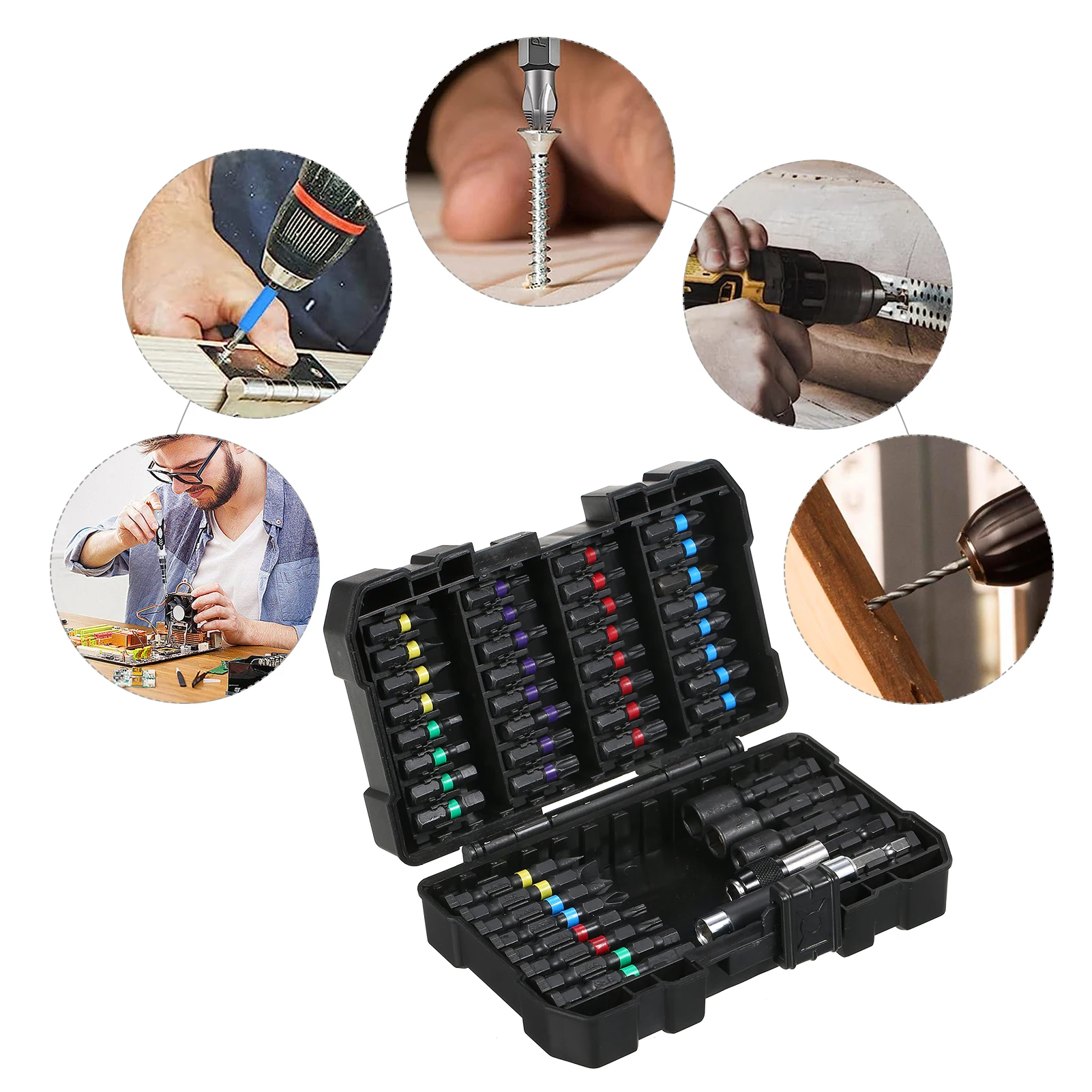 45PCS Drill Bit Set – Home Project Needs