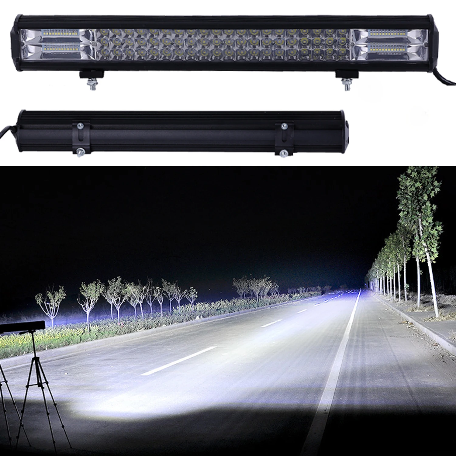 60W/252W/324W Car LED Light Bar Offroad Spotlights Fog Lamp 12V 24V ...