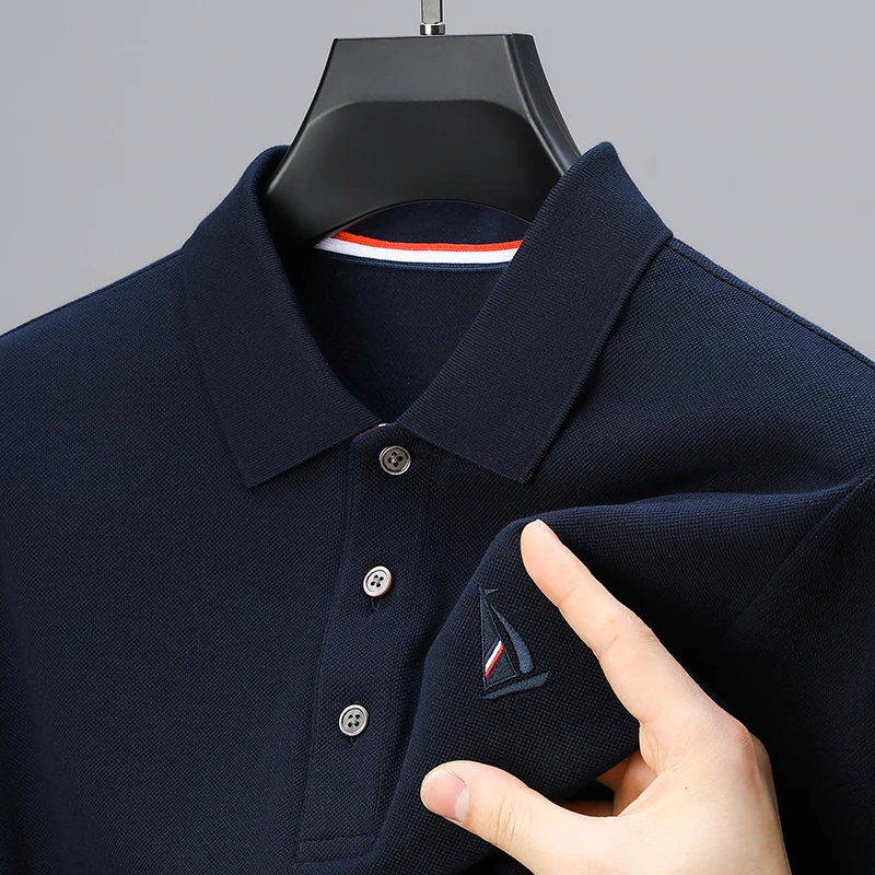 Polo-de-dise-ador-de-lujo-para-hombre-camiseta-de-manga-corta-bordada ...
