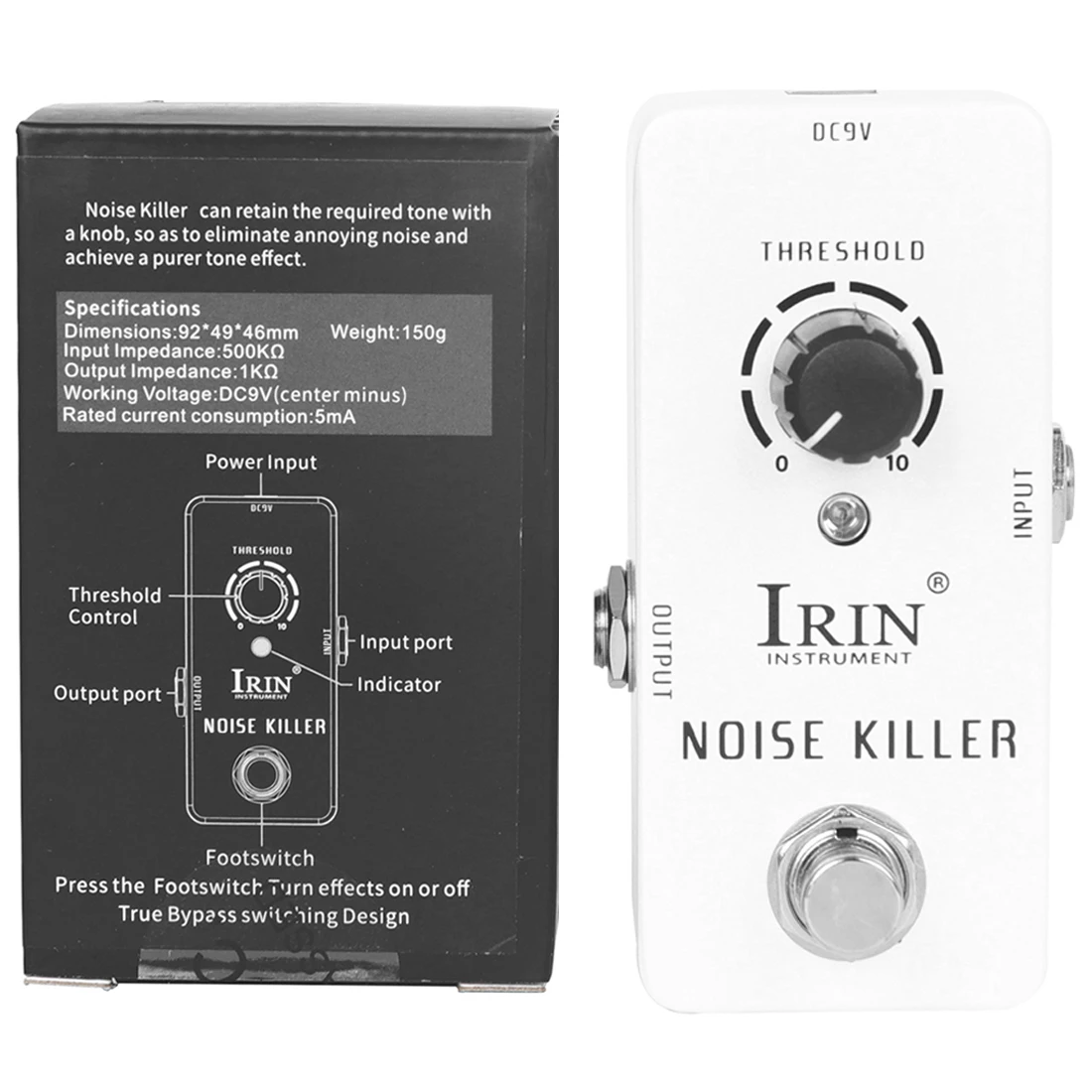 IRIN-Noise-Killer-Guitar-Effect-Pedal-Eliminate-Noise-Retain-The ...