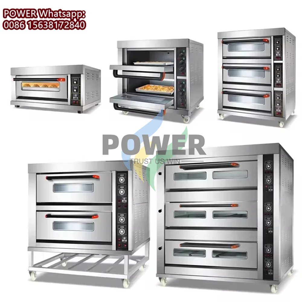 1/2/3/4 Decks Bakery Electric Oven Baking Machine Pizza Cake Bread ...