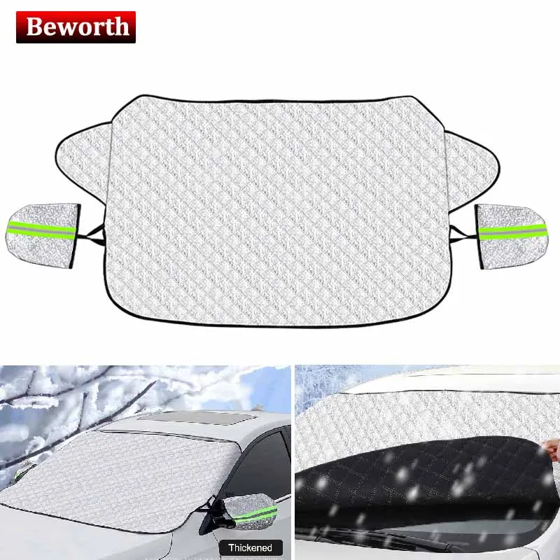 Car-Front-Windscreen-Cover-Windshield-Sunshade-with-Earmuffs-Universal ...
