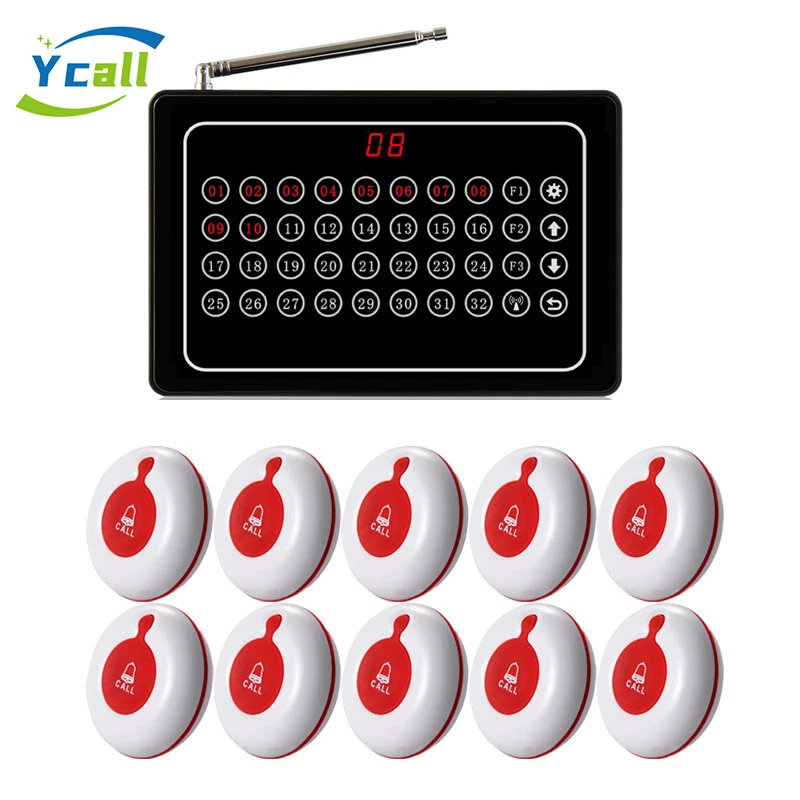 Wireless Calling System Nurse Call Hospital Bell Caregiver Pager for ...