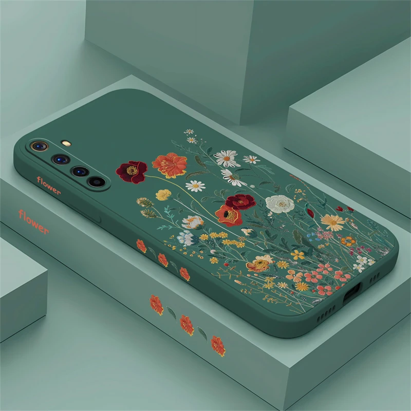 Rose Flower Plants Phone Case For OPPO Realme 9 10 11 5 7 6 Pro Plus 9I ...