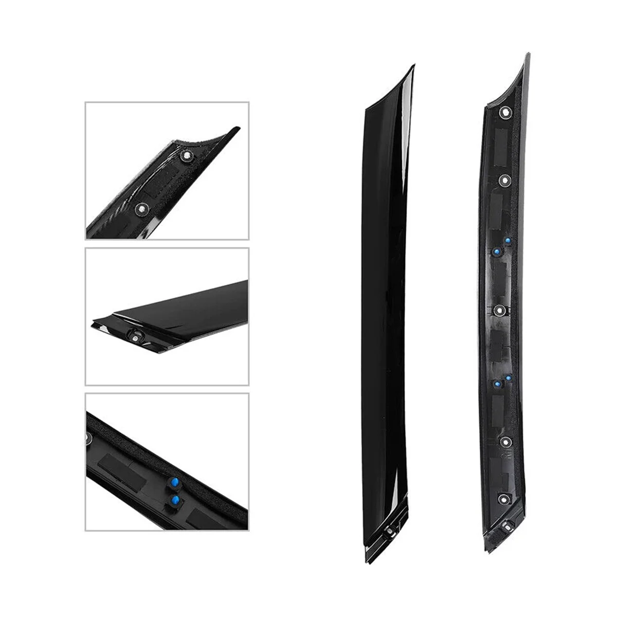 2Pcs-Car-Windshield-Pillar-Trim-Exterior-Molding-for-Hyundai-Veloster ...