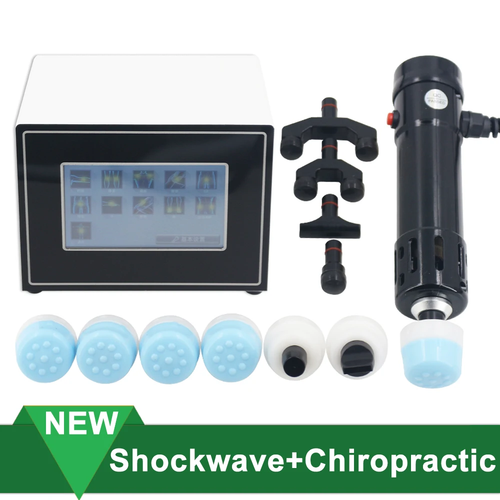 2in1 Shockwave Therapy Machine ED Treatment Pain Relief Chiropractic ...