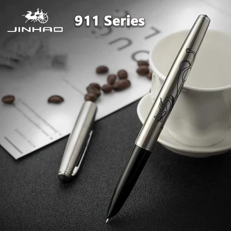 Jinhao-911-Fountain-Pen-Luxury-All-Steel-Body-Elegant-Calligraphy ...