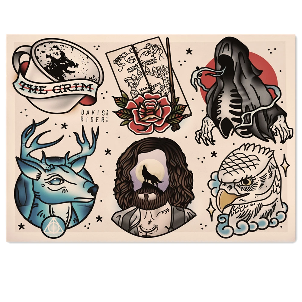 Horror Tattoo Stencils