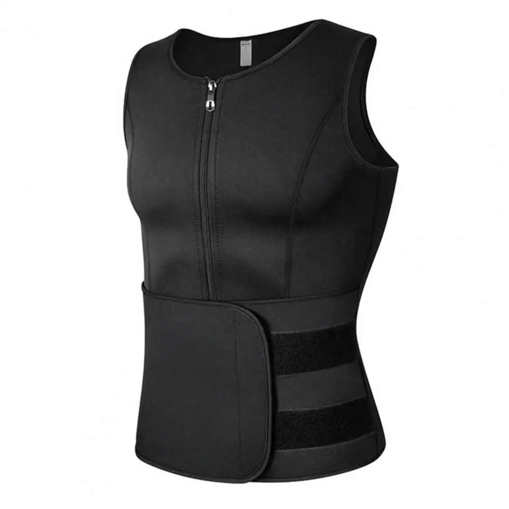 Workout-Compression-Shirt-Belt-Sweat-Absorption-Men-Sport-Tank-Top ...