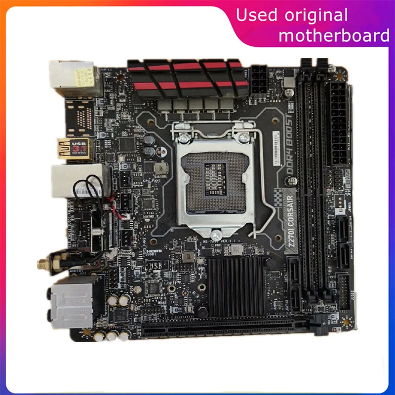 Used LGA 1151 MINI ITX For Intel Z270 Z270I CORSAIR Computer USB3.0 ...