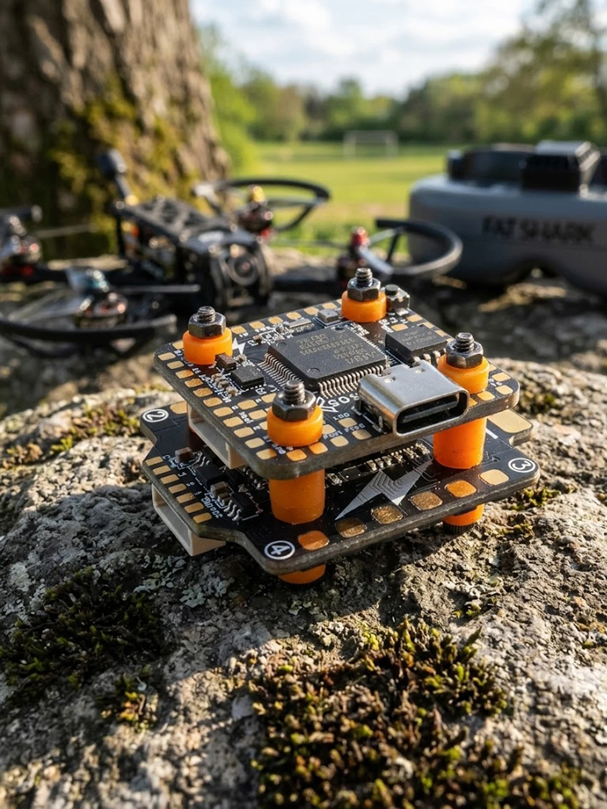 OddityRC F405 V3 Stack Flight Controller 40A AM32 3-6S 4in1 ESC Dual ...