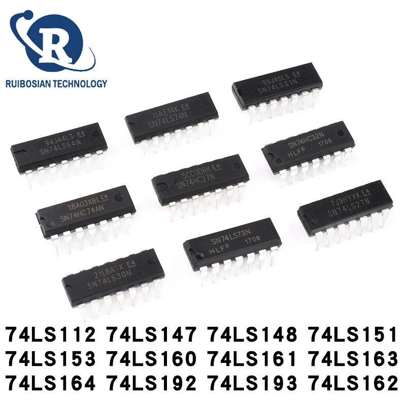 10pcs-lot-New-SN74LS138N-74LS112-74LS147-74LS148-74LS151-74LS153 ...