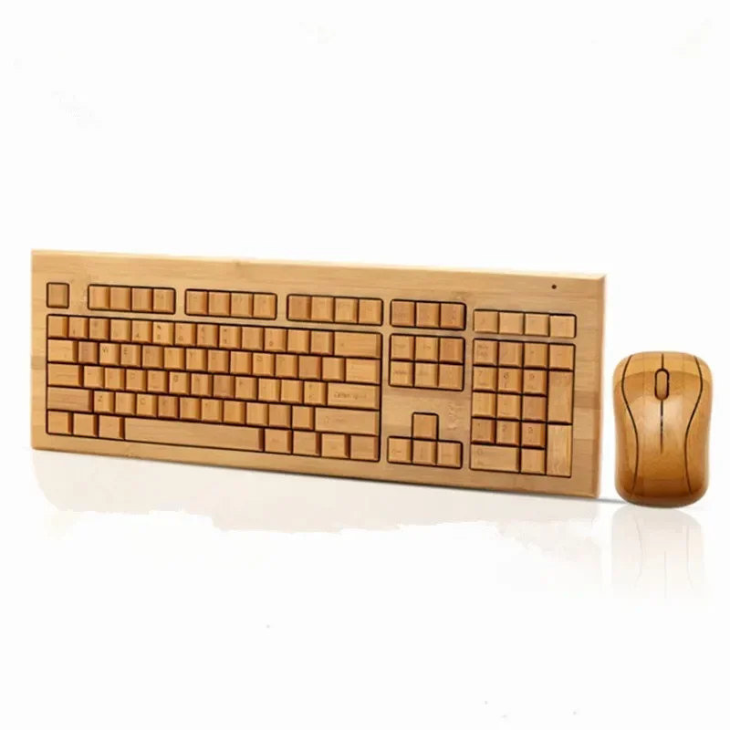 Best selling Wooden keyboard and mouse,Wired Bamboo Keyboard and mouse ...