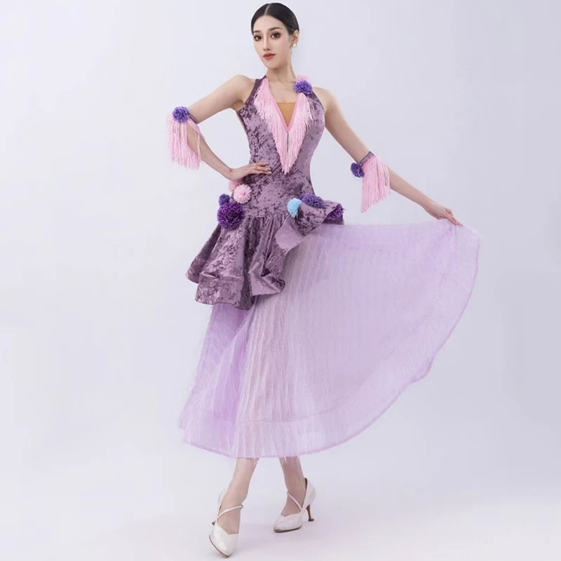 2024-New-Ballroom-Dance-Performance-Clothes-Women-Latin-Dance-Costume ...