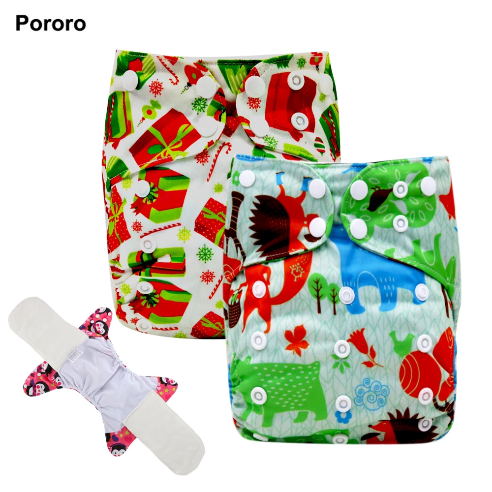 PORORO-baby-items-reusable-diaper-nappies-with-2-bamboo-boosters-all-in ...