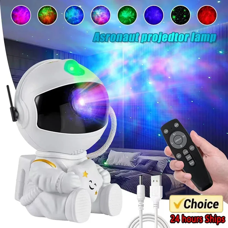 Star-Projector-Galaxy-Night-Light-Astronaut-Space-Projector-Starry ...