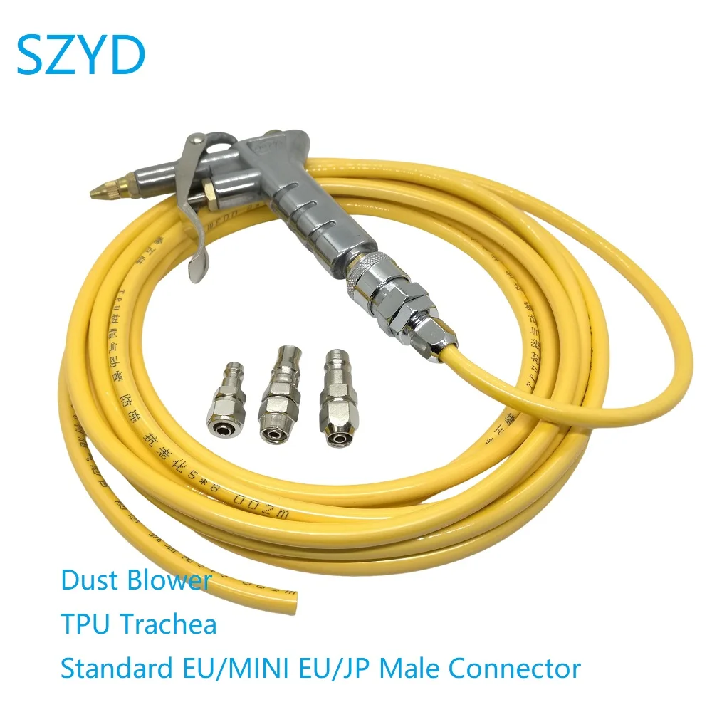 Pneumatic-Dust-Blower-With-Yellow-Air-Tube-8-5mm-TPU-Trachea-Standard ...
