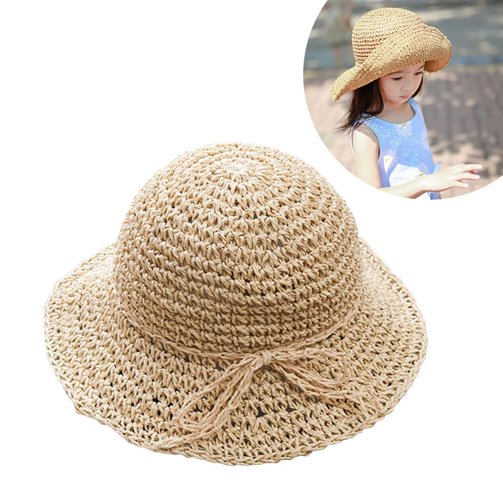 Gorros-de-paja-informales-para-ni-as-y-ni-os-sombrero-de-paja-con ...