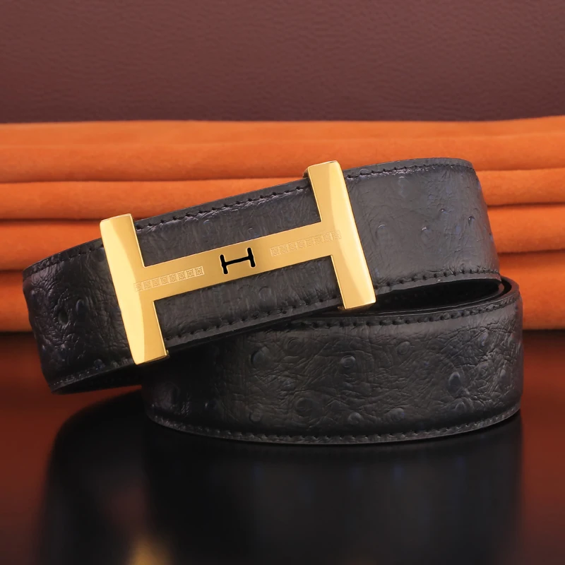 Hermes H Letter Buckle Mens Belt