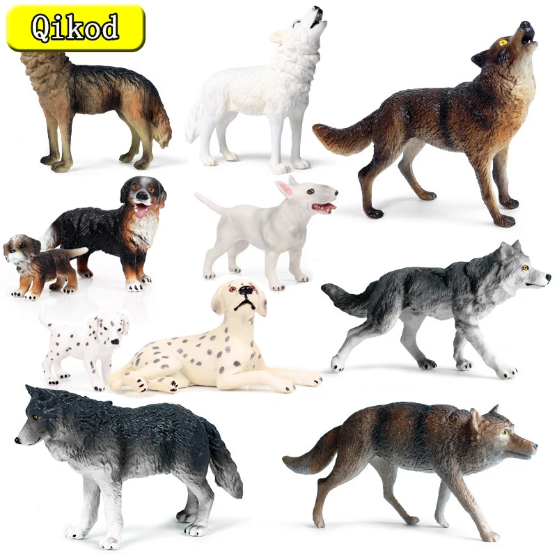 New-Classic-Dogs-Animals-Savage-Wild-Wolves-Animals-Model-Action ...
