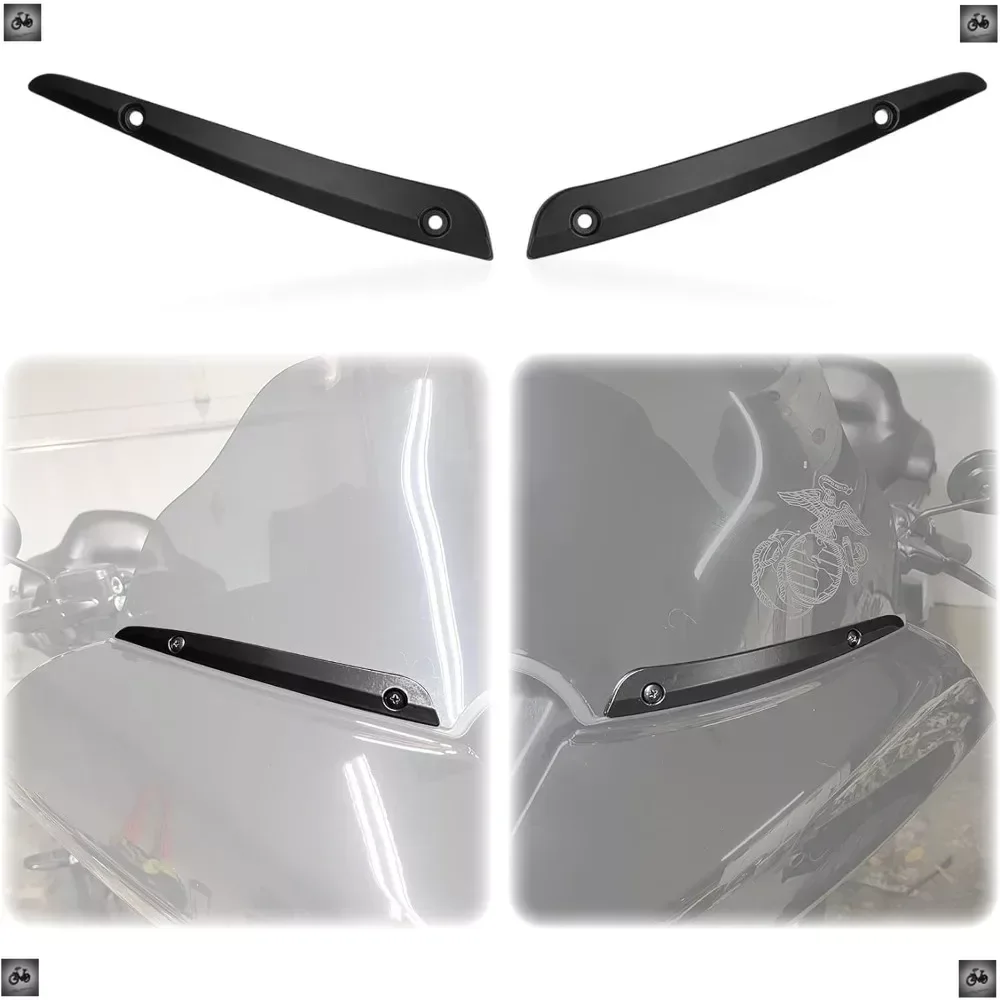 Motorcycle-Windshield-Trim-Windshield-Side-Trim-for-Harley-Road-Glide ...