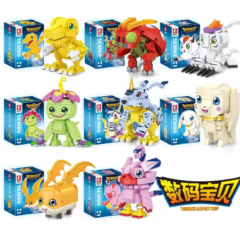 Digital-Monster-Model-Building-Blocks-Tijolo-Kit-Digimon-Aventura ...